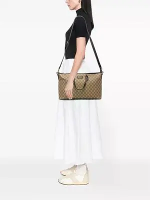 Gucci Gg Supreme Satchel - Neutrals