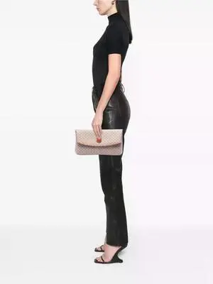 Celine Macadam Coated Canvas Clutch Bag