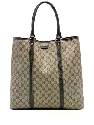 Gucci Gg Supreme Joy Vertical Tote Bag - Neutrals