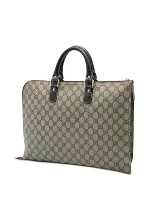 Gucci Gg Supreme Laptop Case Business Bag