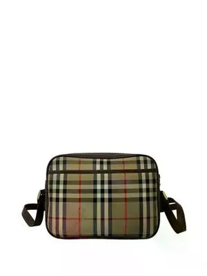 Burberry Nova Check Canvas Crossbody Bag
