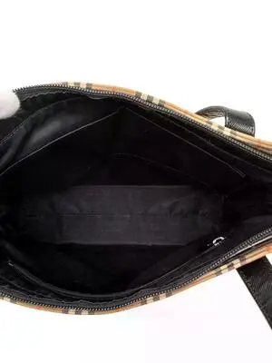Burberry Haymarket Check Canvas Tote Bag