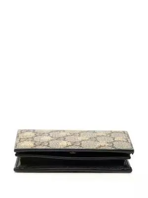 Gucci 2000-2015 Gg Supreme Bees Bifold Wallet Small Wallets