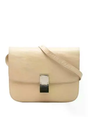 Celine Medium Calfskin Classic Box Crossbody Bag - Neutrals
