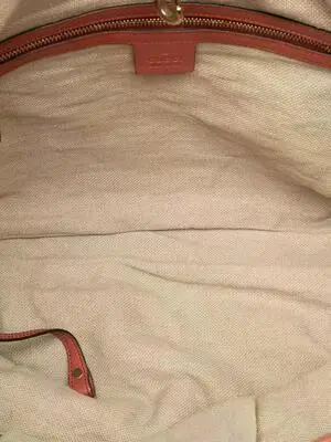 Gucci Canvas Craft Tote Bag
