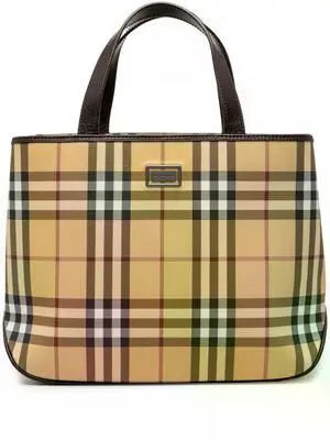 Burberry House Check Coated Canvas Tote Bag - Neutrals