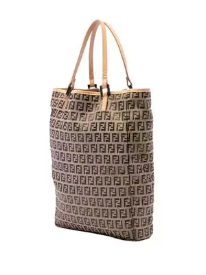 Fendi Zucchino Canvas Tote Bag