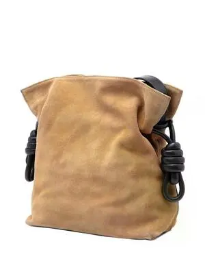 Loewe Suede Flamenco Knot Crossbody Bag