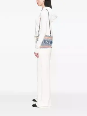 Celine Small Canvas Thais Satchel - Neutrals