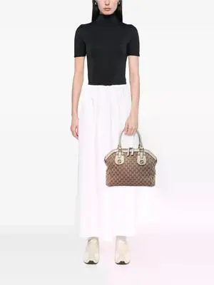 Gucci Gg Canvas Scarlett Satchel - Neutrals