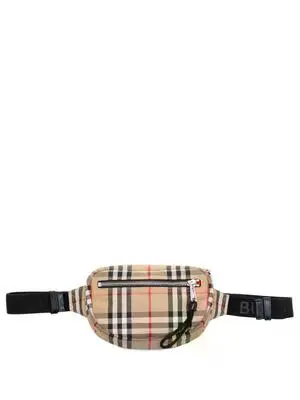 Burberry House Check Canvas Cannon Belt Bag - Neutrals