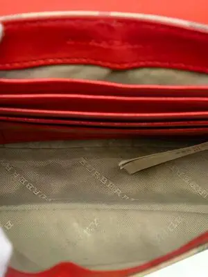 Burberry Mini Haymarket Check Coated Canvas Tassel Crossbody Bag