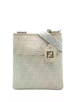 Fendi Zucca Spalmati Crossbody Bag - Neutrals