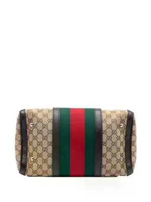 Gucci Medium Gg Canvas Web Joy Boston Bag Satchel