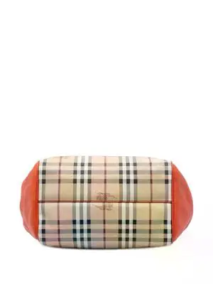 Burberry Haymarket Check Coated Canvas Canterbury Tote Bag