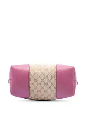 Gucci Gg Canvas Bree Fold Over Tote Satchel