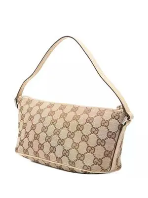 Gucci Gg Canvas Boat Shoulder Bag