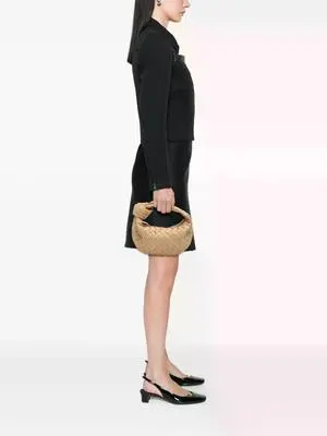 Bottega Veneta Mini Nappa Intrecciato Jodie Hobo Bag - Neutrals
