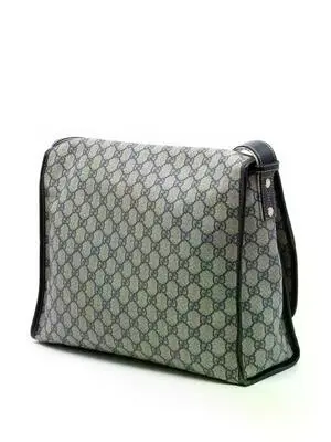 Gucci Gg Supreme Web Messenger Bag