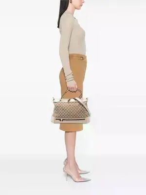 Gucci Gg Canvas Web Mayfair Satchel