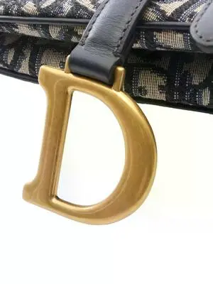 Dior Oblique Canvas Saddle Bag