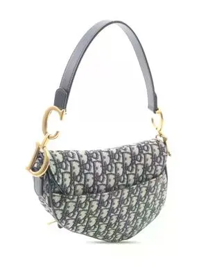 Dior Oblique Canvas Saddle Bag