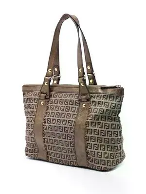 Fendi Zucchino Canvas Tote Bag