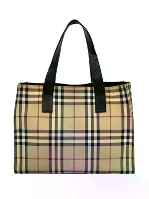 Burberry House Check Coated Canvas Tote Bag - Neutrals
