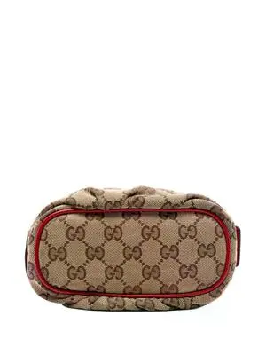 Gucci Gg Canvas Multi Ribbon Pouch Clutch Bag
