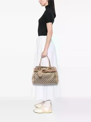 Gucci Gg Canvas Running Tote Bag
