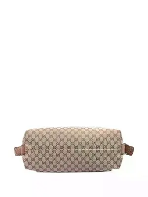 Gucci Medium Gg Canvas Bamboo Bar Tote Bag