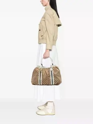 Gucci Gg Canvas Interlocking G Tote Bag