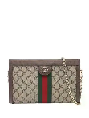 Gucci Ophidia Web Chain Crossbody Bag - Neutrals