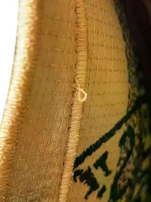 Dior Embroidered Jute Saddle Bag