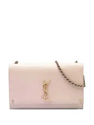 Saint Laurent Medium Smooth Calfskin Braided Monogram Kate Crossbody Bag