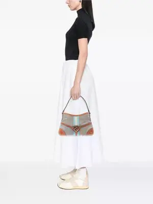 Gucci Canvas Web Reins Shoulder Bag