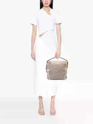 Gucci Large Gg Canvas Bella Tote Bag - Neutrals