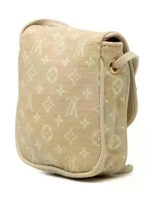 LOUIS VUITTON Monogram Mini Lin Pochette Cancun Crossbody Bag - Neutrals