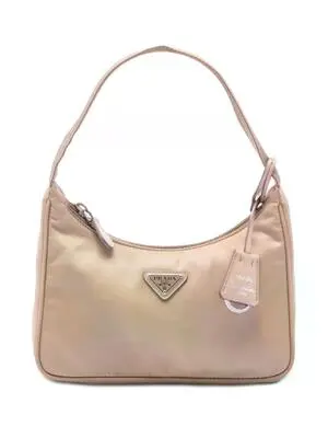 Prada Mini Tessuto Re Edition 2000 Shoulder Bag - Neutrals