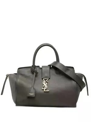 Saint Laurent Baby Leather Monogram Downtown Cabas Satchel