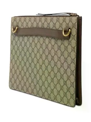 Gucci Gg Supreme Web Messenger Bag