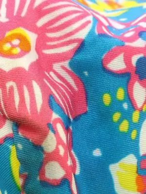 Prada Tessuto Stampato Floral Tote Satchel