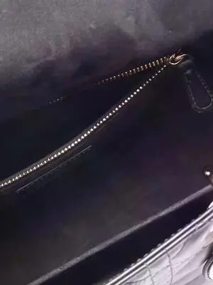 Dior Lambskin Cannage Lady Satchel - Black