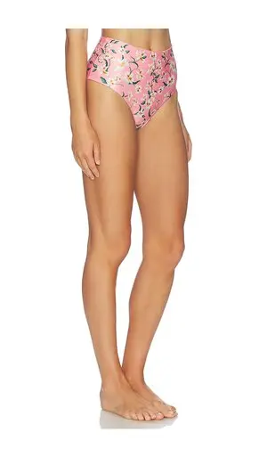 Agua Bendita High-waisted Floral Bikini Bottom - Multicolor