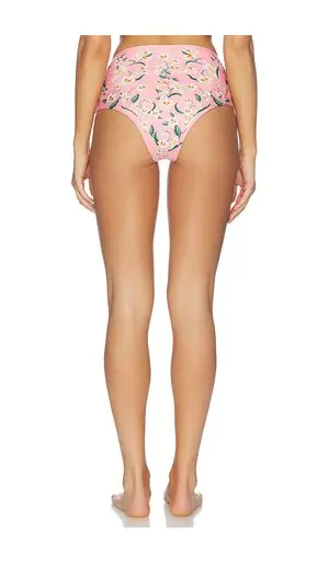 Agua Bendita High-waisted Floral Bikini Bottom - Multicolor