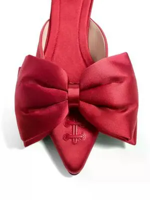 Valentino Garavani Yolande Satin Mules 45mm