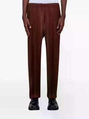 Issey Miyake Pleated Trousers - Brown