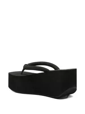 Alexander Wang Logo-print Platform Sandals