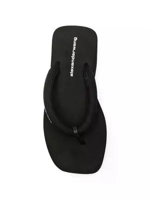 Alexander Wang Logo-print Platform Sandals