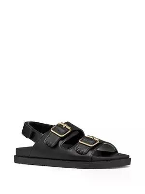 Geox Buckle-fastening Touch-strap Sandals - Black